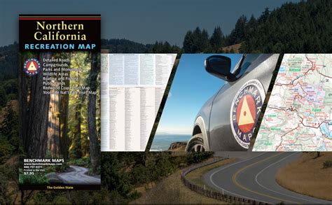 Northern California The Golden State Recreation Map 2023 Edition