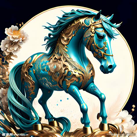 生肖马插画设计图绘画书法文化艺术设计图库昵图网