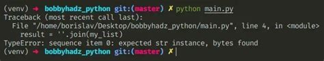 Sequence Item Expected Str Instance X Found In Python Bobbyhadz