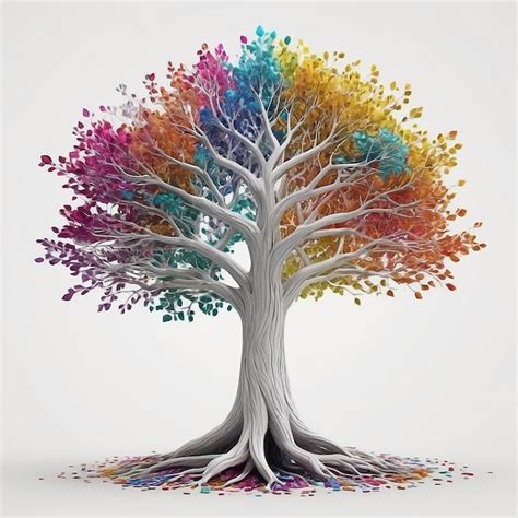 Premium Photo Colorful Trees Premium Photo Colorful Trees