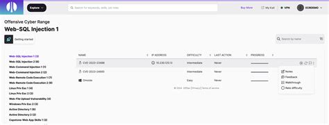 Enterprise Cyber Range Guide Offsec Support Portal