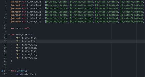 List Of Nodes In A Dictionary Always Returns Null Programming Godot Forum