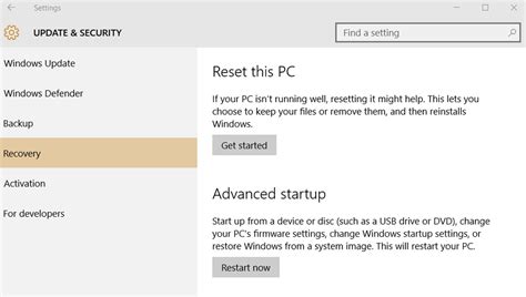 Easy Reset In Windows