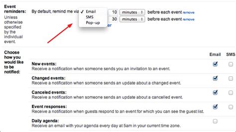 Google Calendar Change The Default Event Reminders And Alerts