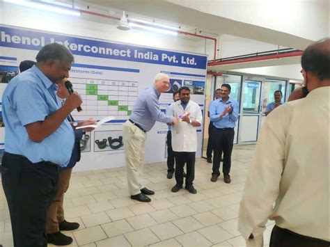 L V Prasath On Linkedin Appreciation Of Work At Amphenol Punewith Mr Luc Walter 12 Comments