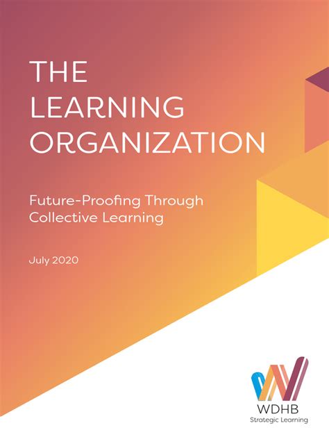 The Learning Organization Wdhb Lab Pdf
