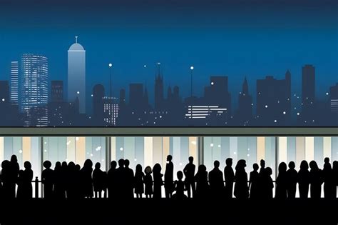 premium ai image group of people enjoying spectacular fireworks show in a carnival or holiday