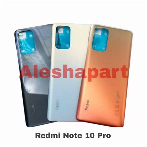 Jual Backdoor Back Casing Tutup Belakang Xiaomi Redmi Note 10 Pro