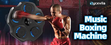Amazon.com : Enhanced Music Boxing Machine with Boxing Gloves ...