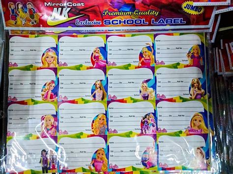 Notebook Name Slip At Piece Custom Name Labels In Mumbai ID