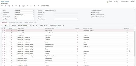 Importing Employee Into Acumatica Using Excel Community