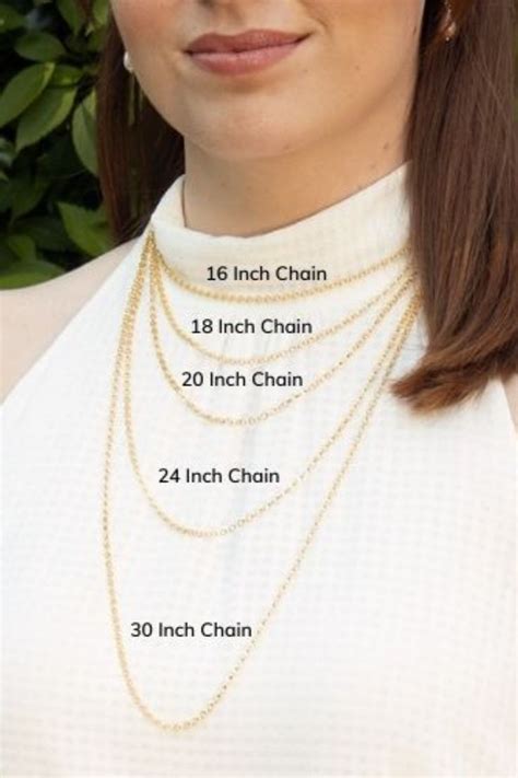 How To Choose And Measure Your Chain Size Chain 24 Inch Chain