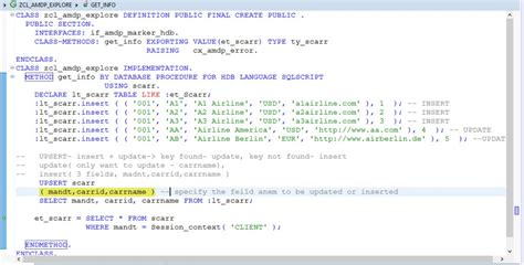 Use Of Insertupsert In Hana Sql Script Sapcodes