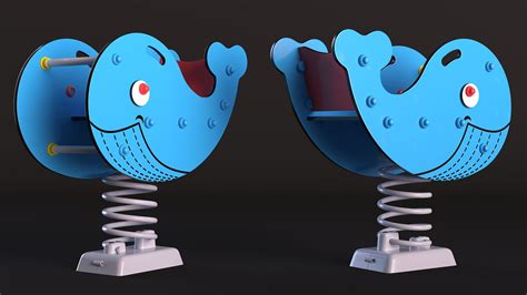 놀이터 스프링어 고래 3d 모델 19 3ds Blend C4d Fbx Max Ma Lxo Obj Free3d