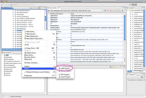 Getting An LDIF Export Of A User Or Group Crowd Data Center 6 0