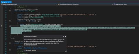 Reunion PickMultipleFilesAsync Crashes Application Exception Thrown Issue