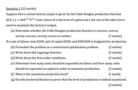 question 1 25 marks suppose that a certain factory