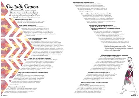 Designer Interview Editorial Layout On Behance