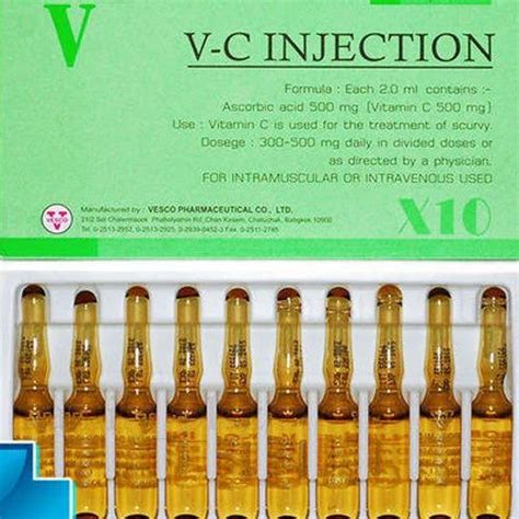 V C Vitamin C Injections 500 Mg At ₹ 1000 Box In Hyderabad Id 16864178388