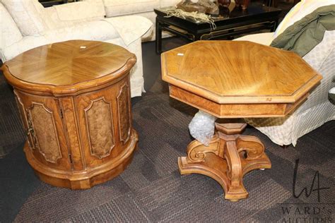 Three Semi Contemporary Non Matching Occasional Tables