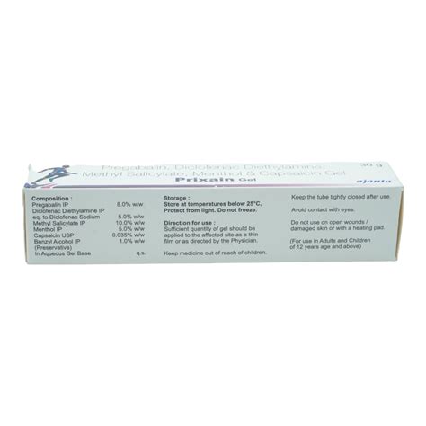 Prixain Gel 30 Gm Price Uses Side Effects Composition Apollo Pharmacy