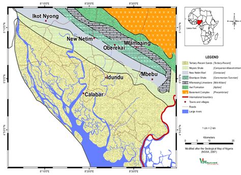 Geologic Map Of The Study Area Download Scientific Diagram