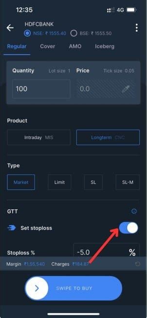 How To Set Stop Loss In Zerodha For Equity Options