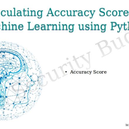 Calculate Specificity Using Sklearn In Python The Security Buddy