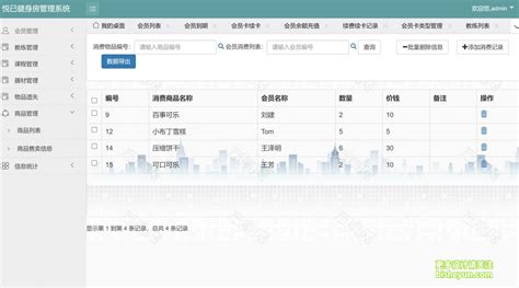 Java毕业设计源码下载基于java（springboot）健身房管理系统 毕设网 计算机毕业设计源码毕业设计成品论文下载网