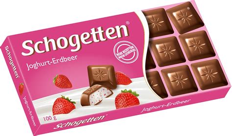 Шоколад Schogetten с наполнителем клубника – купить в Candy Master