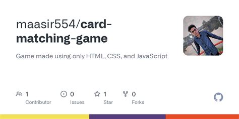 Github Maasir554card Matching Game Game Made Using Only Html Css