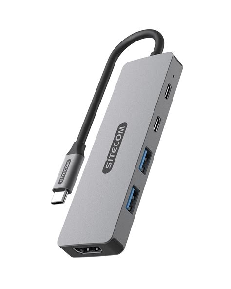 Sitecom 5 In 1 Usb C Power Delivery Multiport Adapter