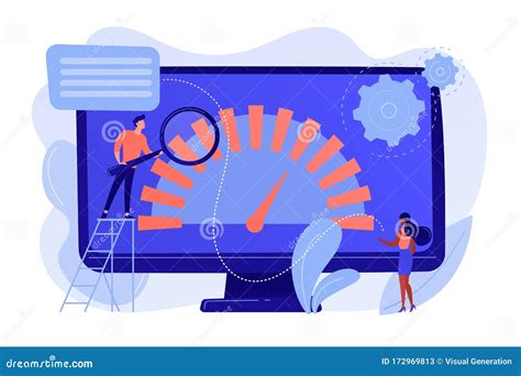 Benchmark Testing Concept Vector Illustration Stock Vector