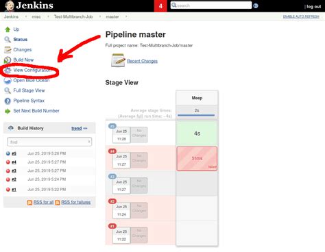 Jenkins Edit Config In Multi Branch Pipeline Stack Overflow
