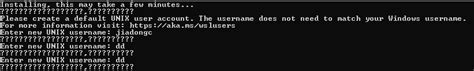 Windows Subsystem For Linux Question Marks Appears When I Input Unix User Account Ask Ubuntu