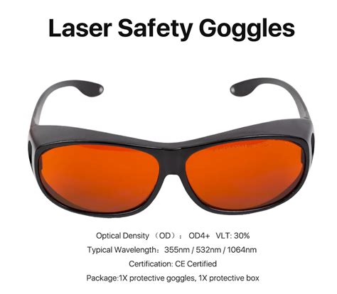 Cloudray Uv Green Fiber Laser Safety Goggles Type B Protective 355