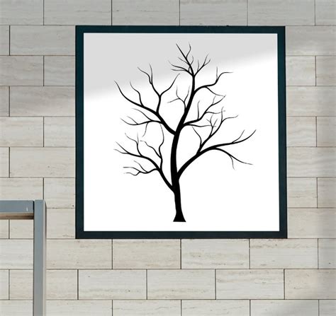Bare Tree Svg Tree With No Leaves Silhouette Tree Svg Etsy
