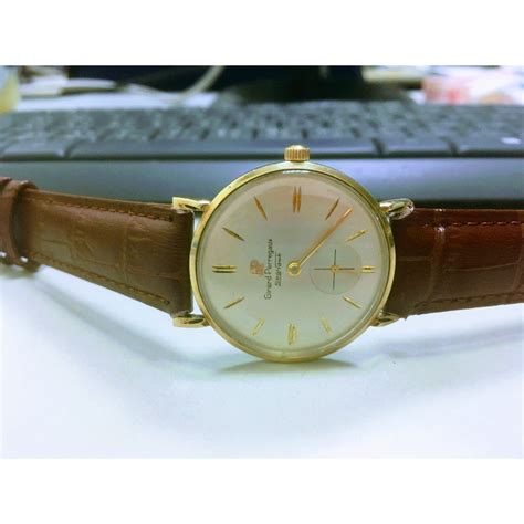 GP 芝柏錶 古董機械錶 手動上鍊 原龍頭 小秒針 美品 已洗油保養 蝦皮購物