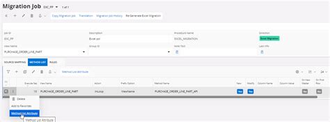 data migration excel add in purchase order ifs community