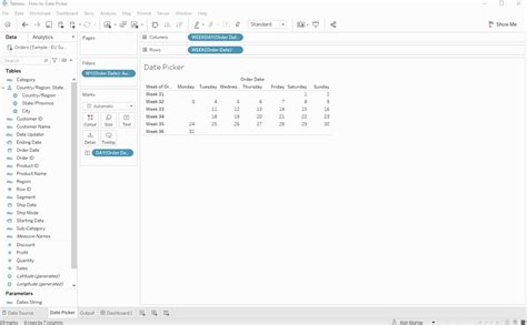 How To Tableau Simple Custom Date Picker 2023