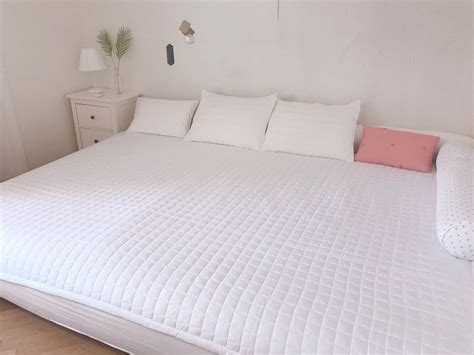 무지 인견패드 패밀리침대패드