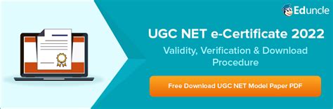 UGC NET E Certificate Out Know How To Download