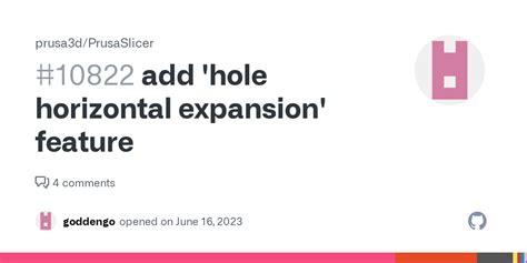 Add Hole Horizontal Expansion Feature · Issue 10822 · Prusa3d