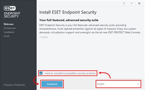 KB7727 Install Or Upgrade ESET Endpoint Security Or ESET Endpoint Antivirus On A Client