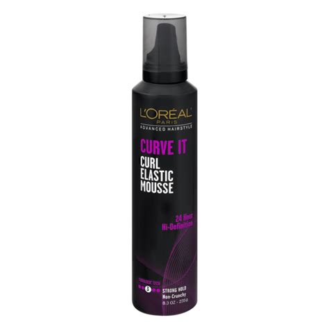 Loreal Advanced Hairstyle Curve It Curl Elastic Mousse Strong Hold 83 Oz Instacart