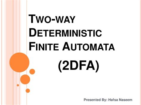Two Way Deterministic Finite Automata