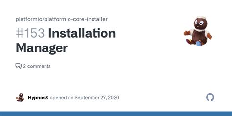 Installation Manager · Issue 153 · Platformio Platformio Core Installer · Github