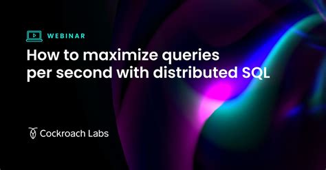 Cockroach Labs On Linkedin Sql Cockroachdb
