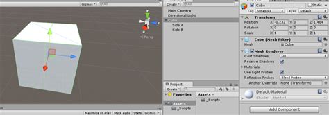Unity Game Engine How To Use The Multiple Collider In Cube Object