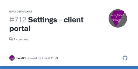 Settings Client Portal · Issue 712 · Invoiceninjaui · Github